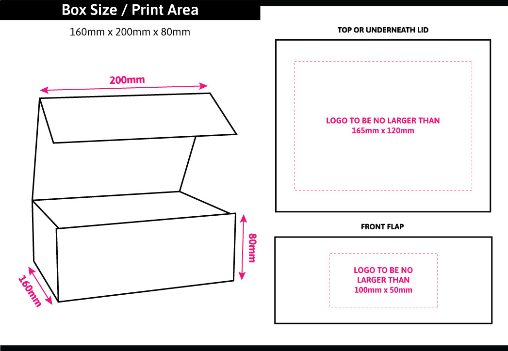 Matt Damson Foil Printed Boxes 160x200x80mm – Midpac Printed Packaging