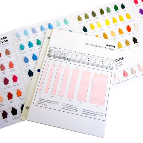 Ribbon Swatch Card – Midpac Printed Packaging